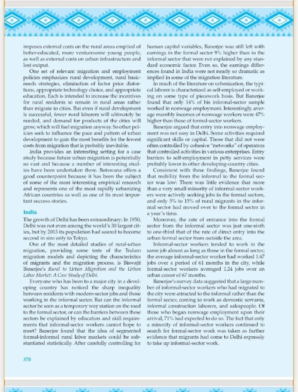 Solved Case Study 7 Rural-Urban Migration and Urbanization | Chegg.com