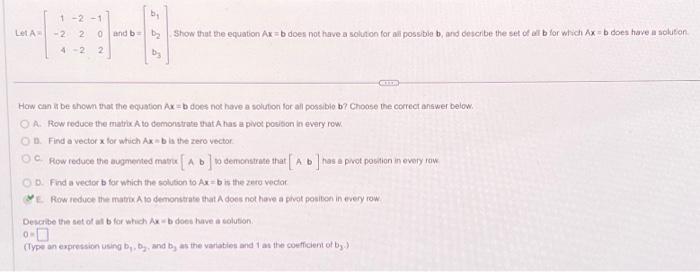 Linear Algebra | Chegg.com