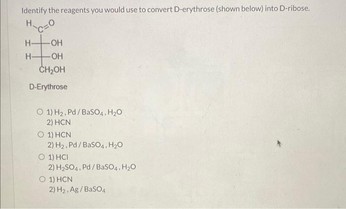 Solved Identify the reagents you would use to convert | Chegg.com