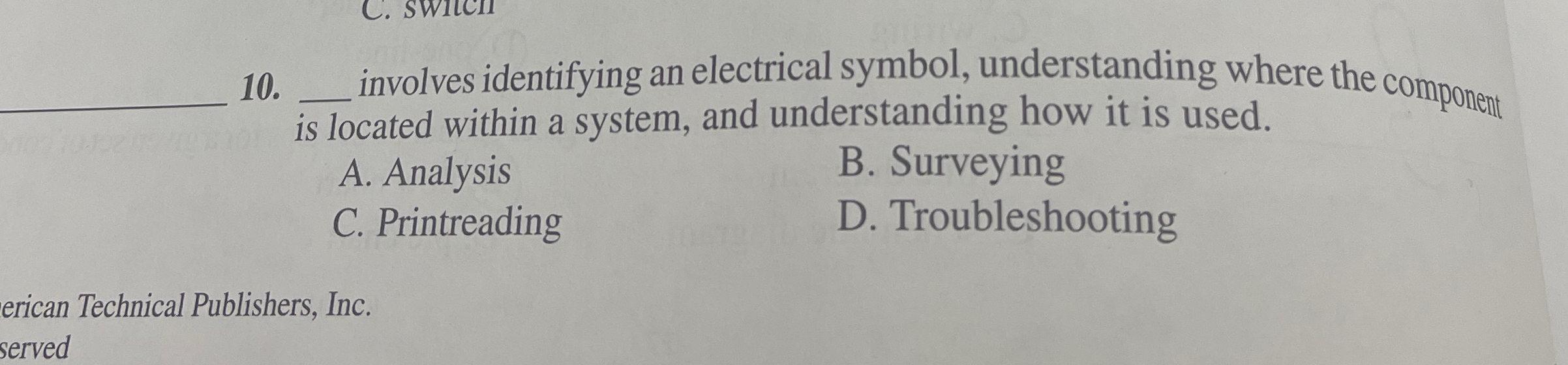 Solved q, ﻿involves identifying an electrical symbol, | Chegg.com