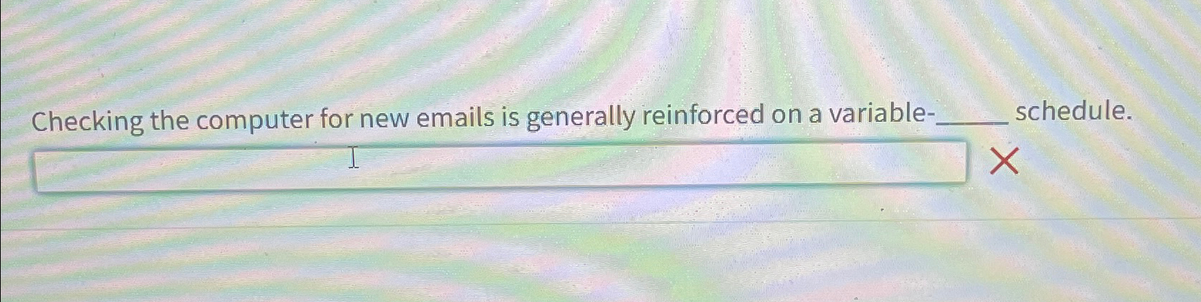 Solved Checking the computer for new emails is generally | Chegg.com