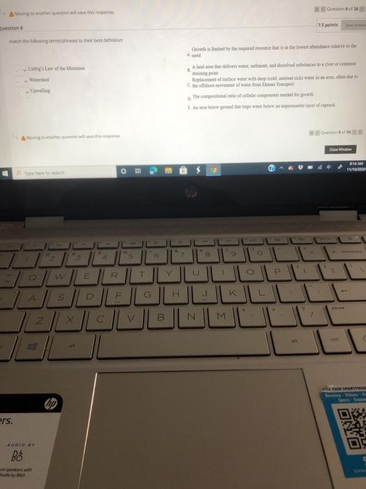 Solved 30 Question 7.5 points when the best definition Glim | Chegg.com