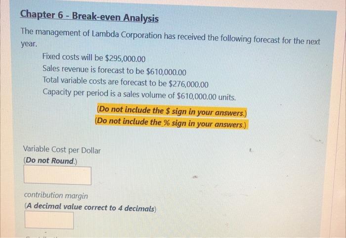 Solved The management of Lambda Corporation has received the | Chegg.com