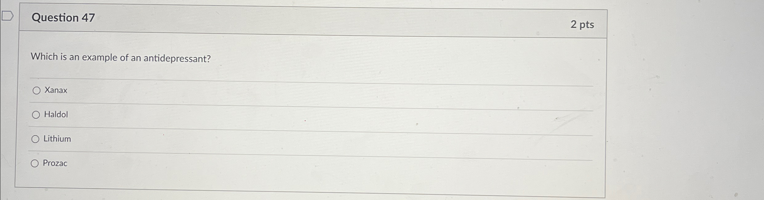 Solved Question 472 ﻿ptsWhich is an example of an | Chegg.com