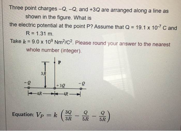 Solved Two positive point charges are separated by a | Chegg.com