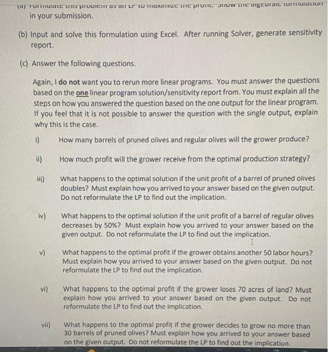 EXCEL FORMULAS ONLY!!!! PLEASE SHOW YOUR EXCEL WORK | Chegg.com