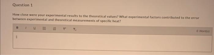 Solved Experiment 1 um Data Table Data Table 2 Exercise 1 | Chegg.com