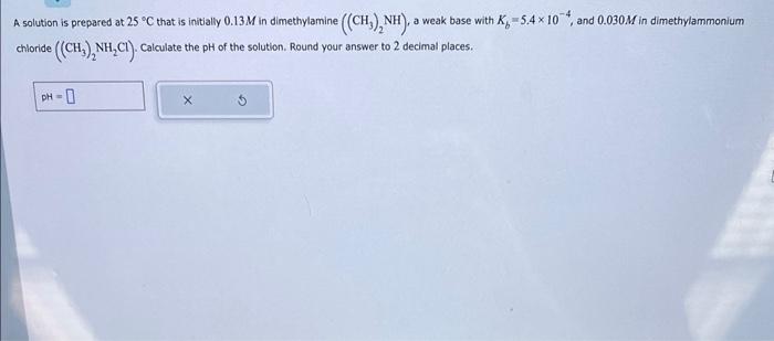 Solved A solution is prepared at 25∘C that is initially | Chegg.com