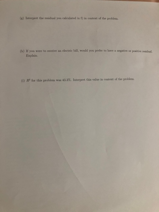 Solved MATH 105 - Worksheet Week 15 Names: 1. The following | Chegg.com