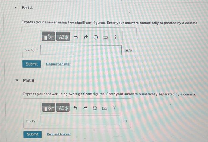 Solved A particle starts from the origin at t=0 with an | Chegg.com