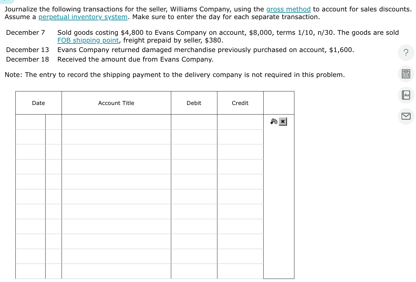 Solved Dropdown Options are:- ﻿Account Payable - ﻿Account | Chegg.com