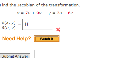 Solved Find the Jacobian of the | Chegg.com