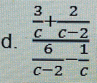 Solved 3c+2c-26c-2-1c ﻿Use rewrite-as-division method | Chegg.com