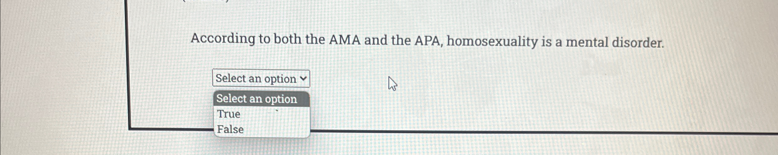 Solved According To Both The Ama And The Apa Homosexuality
