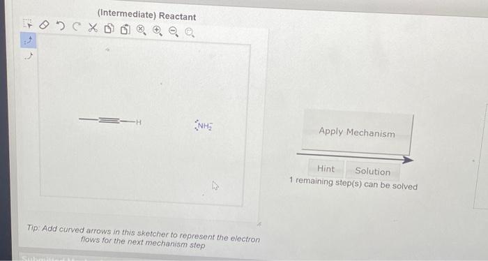 Solved ODCX (Intermediate) Reactant Br Tip: Add curved | Chegg.com
