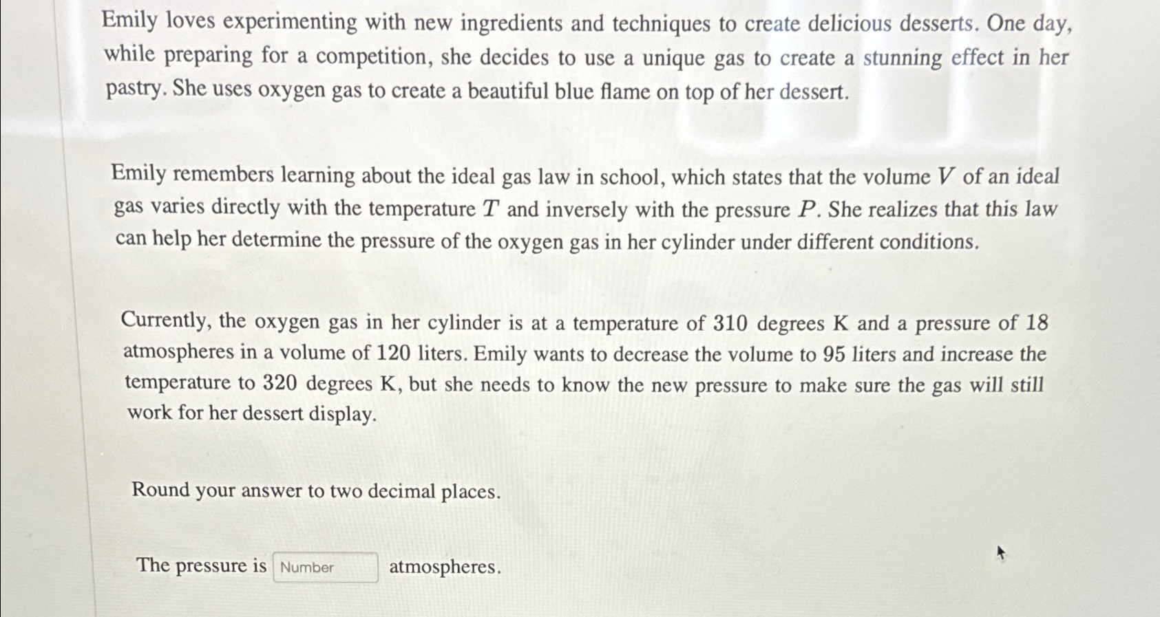 Solved Emily loves experimenting with new ingredients and | Chegg.com