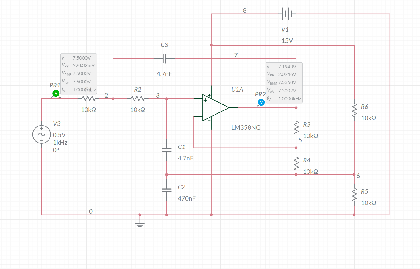 Solved calculate the G gain of the filter and the cut-off | Chegg.com