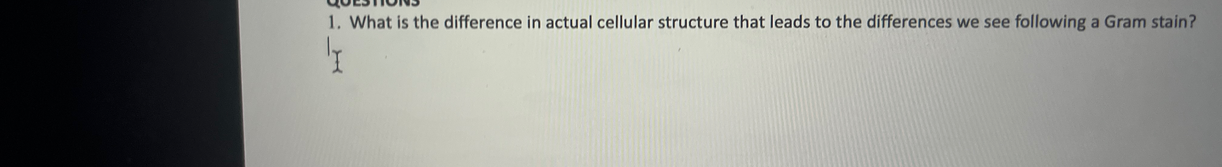 Solved What is the difference in actual cellular structure | Chegg.com