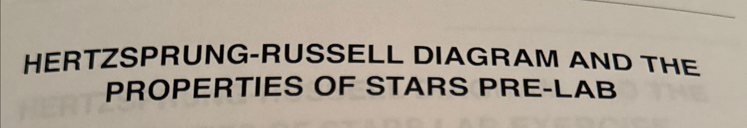 Solved HERTZSPRUNG-RUSSELL DIAGRAM AND THE PROPERTIES OF | Chegg.com