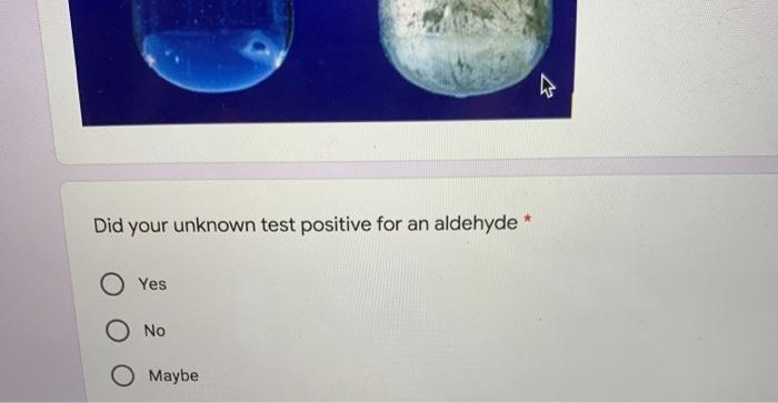 Solved You perform a Tollens' reagent test testing for an | Chegg.com