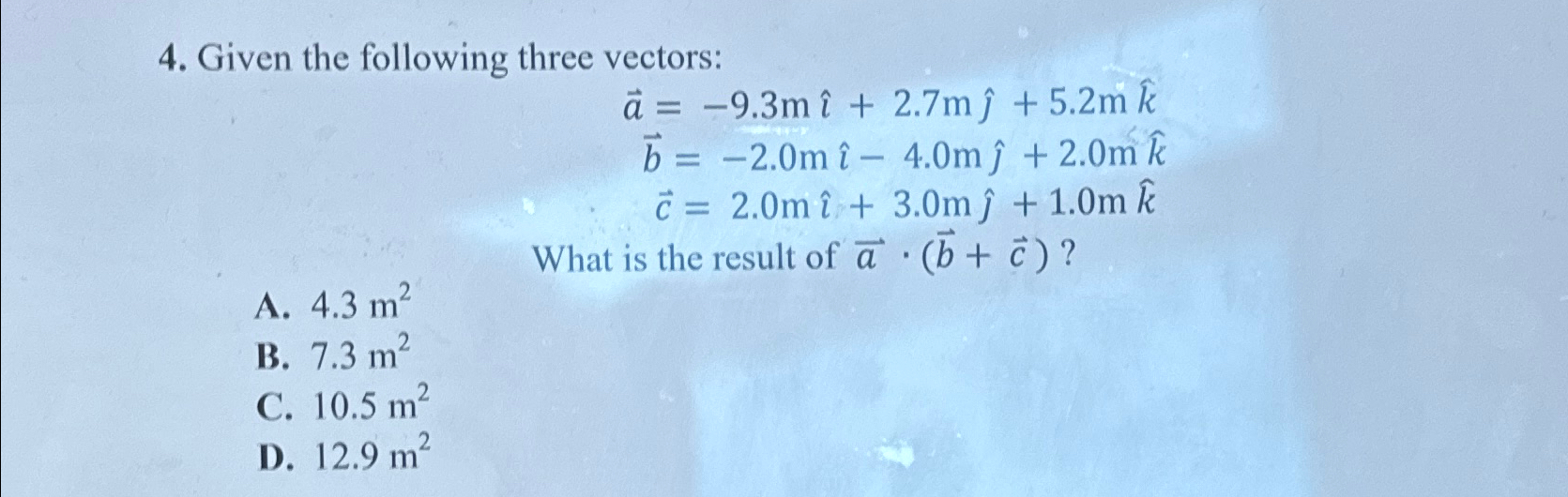 Solved Given the following three | Chegg.com