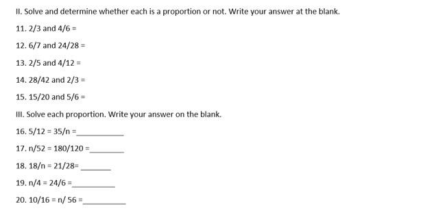 Solved 1. Write a ratio of the following in three ways. Your | Chegg.com