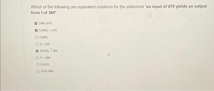 Solved Which of the following are equivalent notations for | Chegg.com
