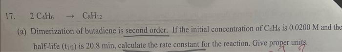Solved i need some help, how to calculate rate constant with | Chegg.com