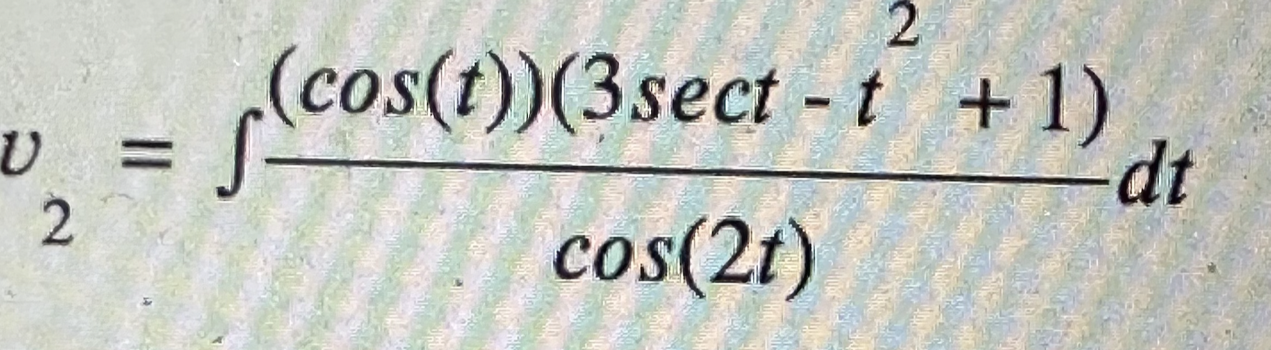 Solved I would love for you to ﻿find the integral with | Chegg.com