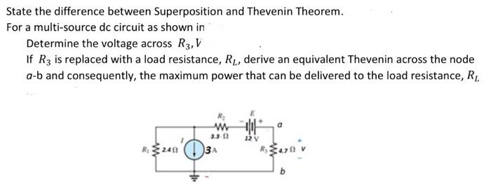 Solved State the difference between Superposition and | Chegg.com