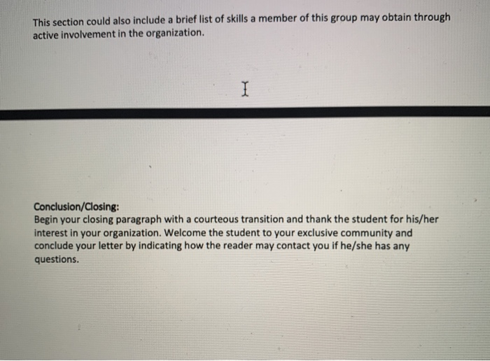 Letter 1: Routine Reply/Positive Message Assignment: | Chegg.com