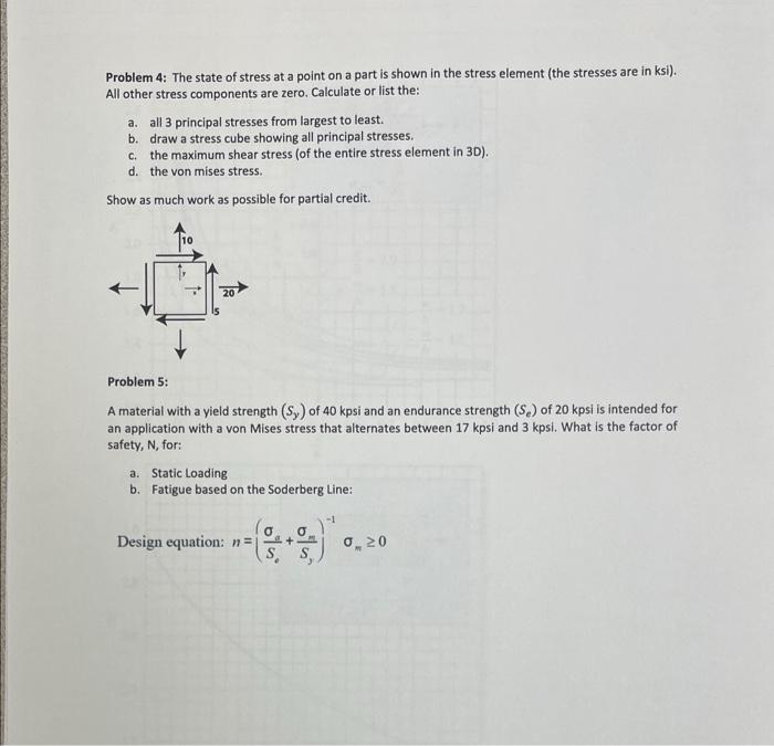 Solved ME 5139 - Applied Finite Element Method HW 2: Stress | Chegg.com