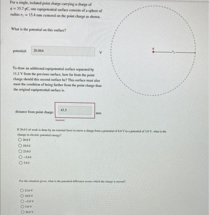 Solved For a single, isolated point charge carrying a charge | Chegg.com
