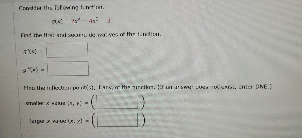 Solved Consider the following function. g(x) = x-3 Find the | Chegg.com