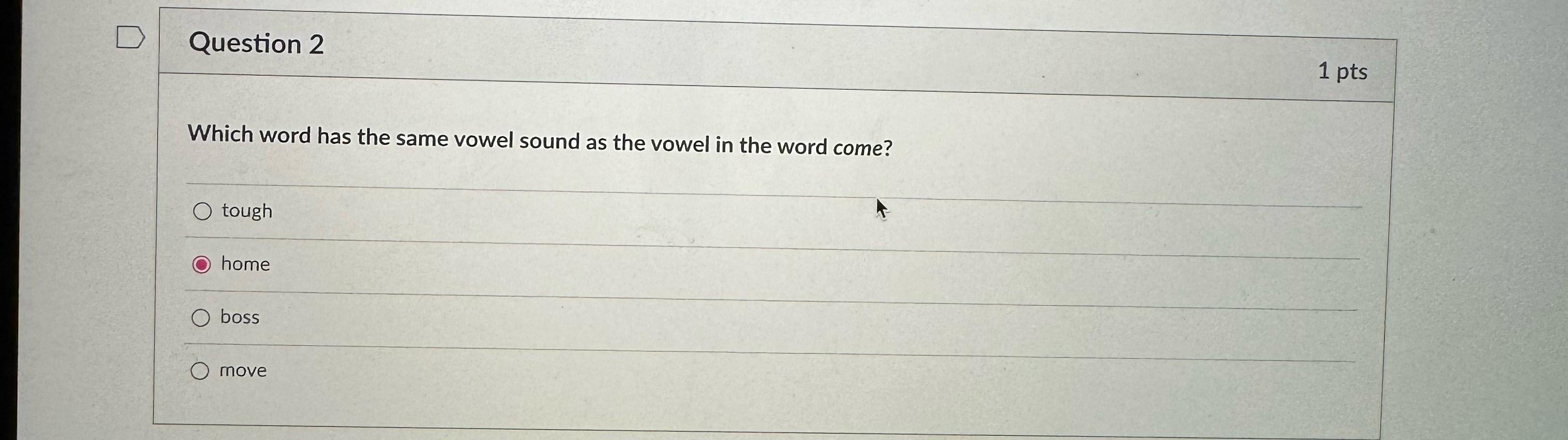 Solved Question 21 ptsWhich word has the same vowel sound | Chegg.com Solved Question 21 ptsWhich word has the same vowel sound | Chegg.com