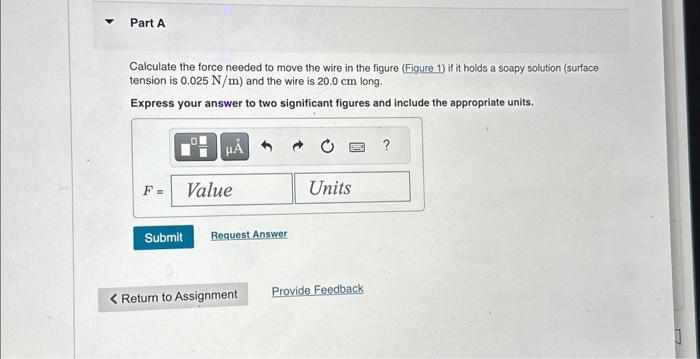 Calculate the force needed to move the wire in the | Chegg.com