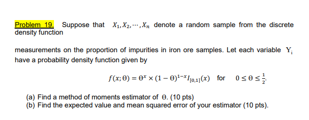 Solved Problem 19. Suppose that x1,x2,cdots,xn denote a | Chegg.com Solved Problem 19. Suppose that x1,x2,cdots,xn denote a | Chegg.com