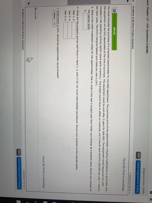 Solved hent: Chapter 12 - EOC Questions (CNOW) Assignment | Chegg.com