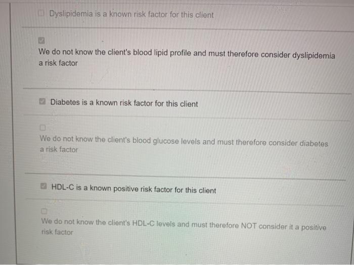 Use the ACSM screening algorithm and risk factor | Chegg.com