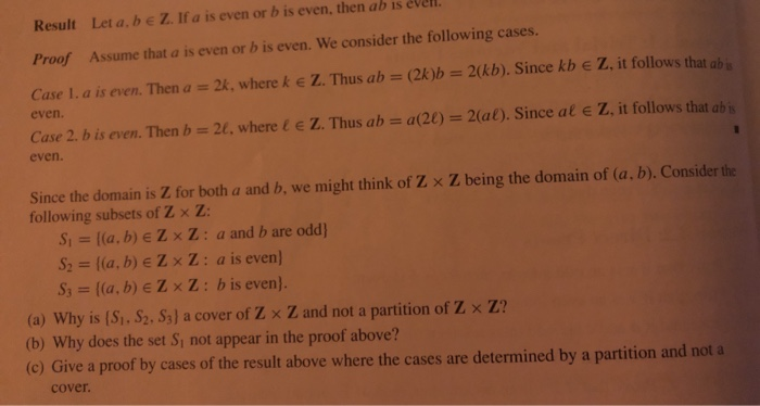 Solved 26. A collection of nonempty subsets of a nonempty | Chegg.com