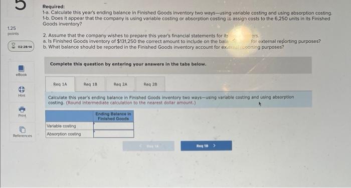 Solved I Exercise 6-13 Inferring Costing Method; Unit | Chegg.com