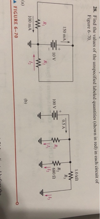 Solved 28. Find the values of the unspecified labeled | Chegg.com