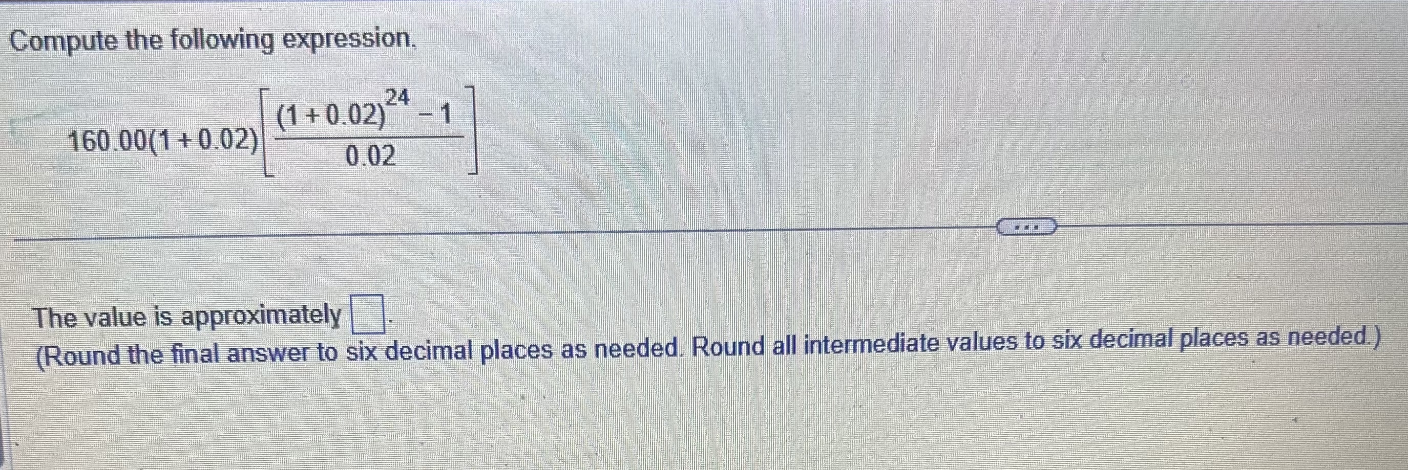 Solved Compute the following | Chegg.com