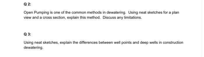 Solved Open Pumping is one of the common methods in | Chegg.com