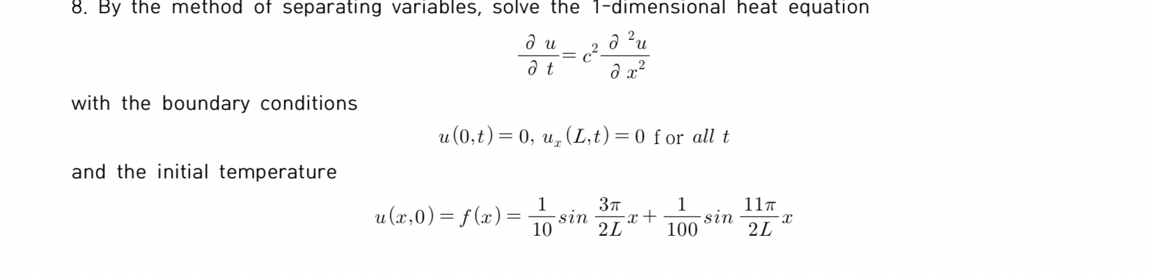 Solved By the method of separating variables, solve the | Chegg.com