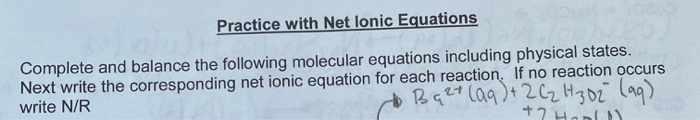 Solved HCI + Ag2CO3 → Practice with Net lonic Equations | Chegg.com