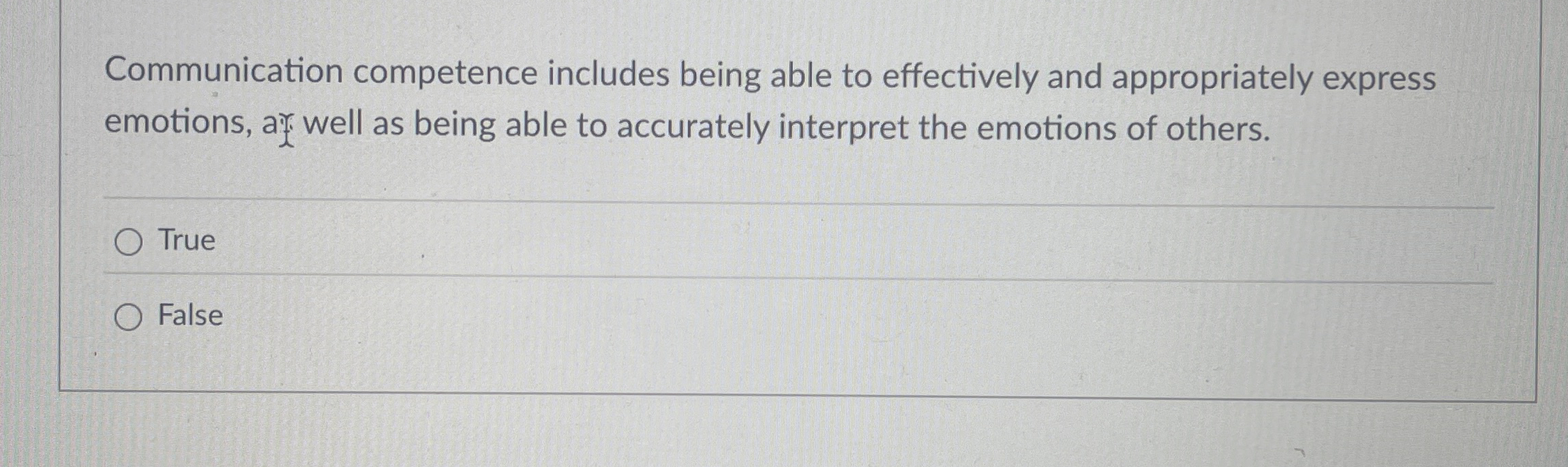 Solved Communication competence includes being able to | Chegg.com