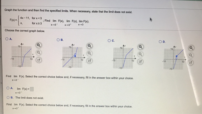 Solved Graph The Function And Then Find The Specified 