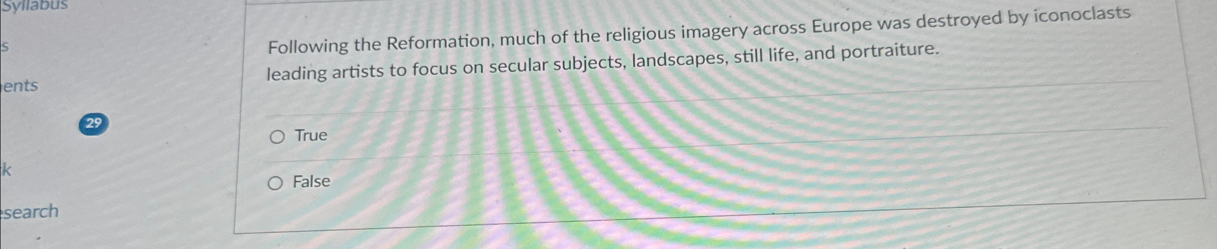 Solved Following the Reformation, much of the religious | Chegg.com