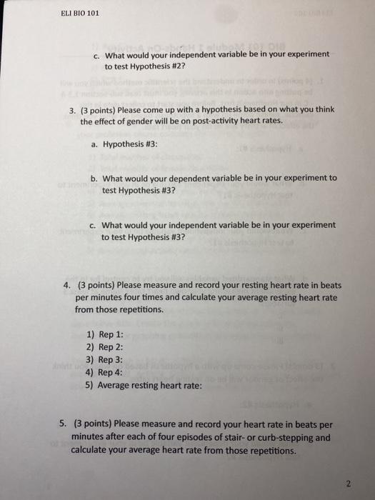 Solved BIO 101 Module 1 Hands-On Activity 1. (4 points) In | Chegg.com